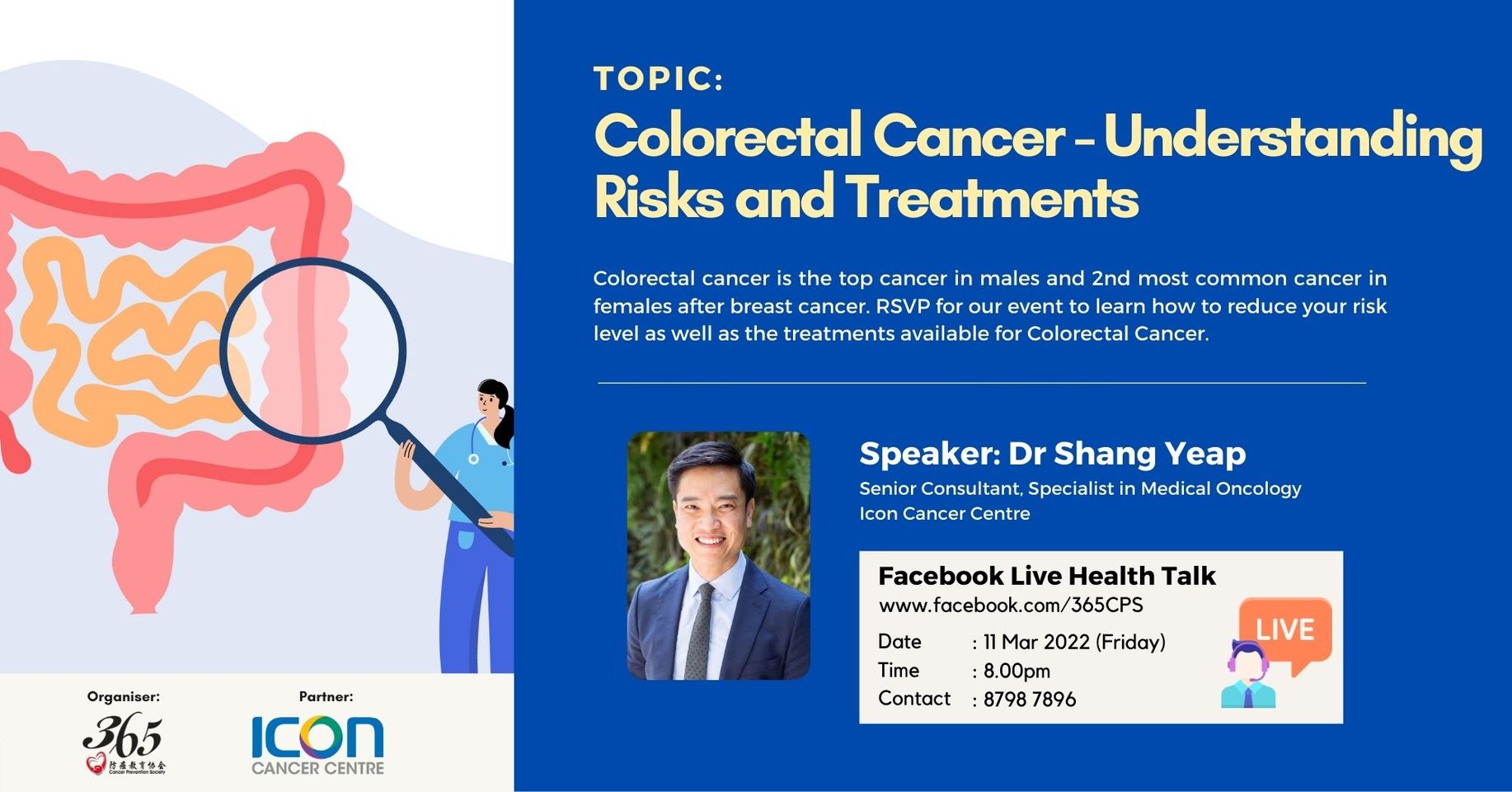 FB Health Talk: Colorectal Cancer - Understanding Risks and Treatments ...