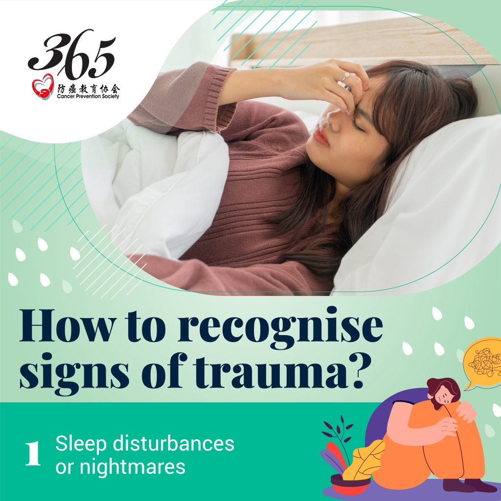 How to recognise signs of trauma? | 365 Cancer Prevention Society